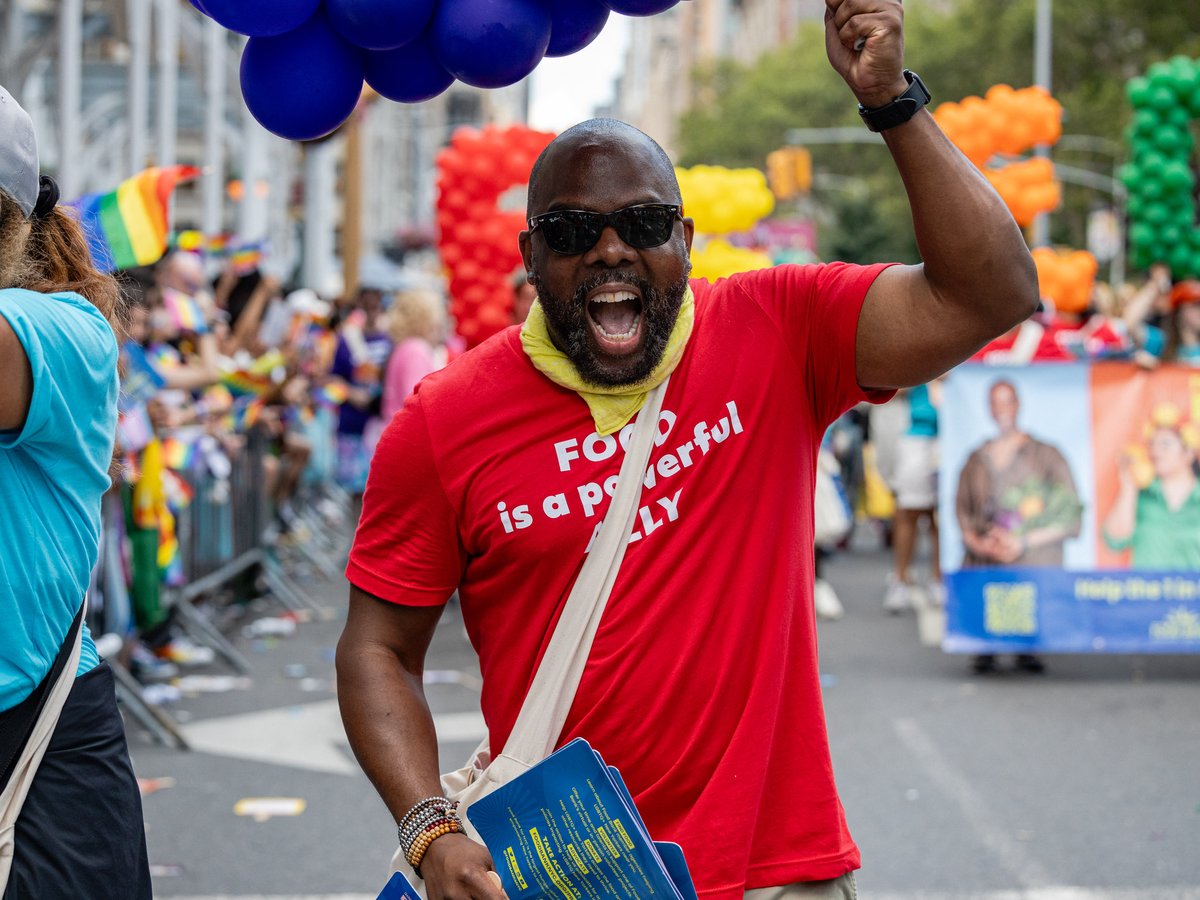 Food Bank Marches at 2023 NYC Pride Parade - Food Bank For NYC